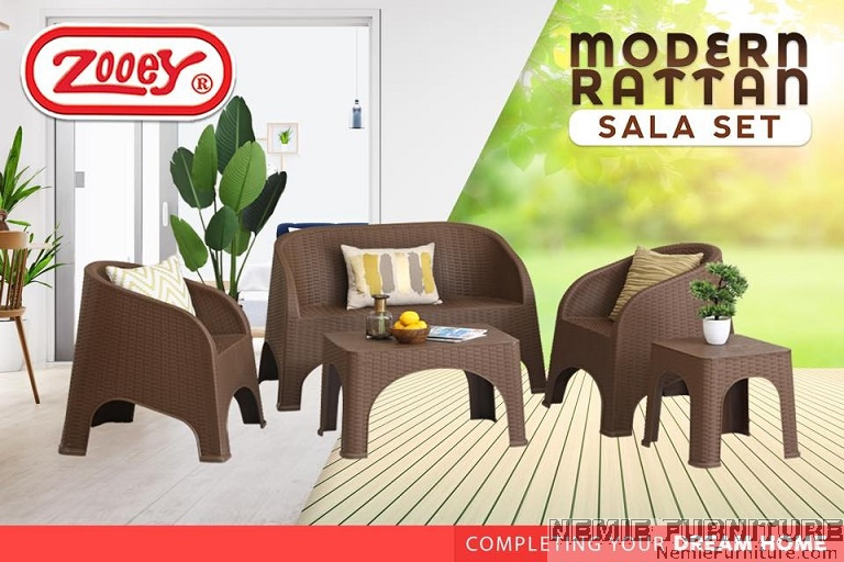 Zooey rattan sala set store